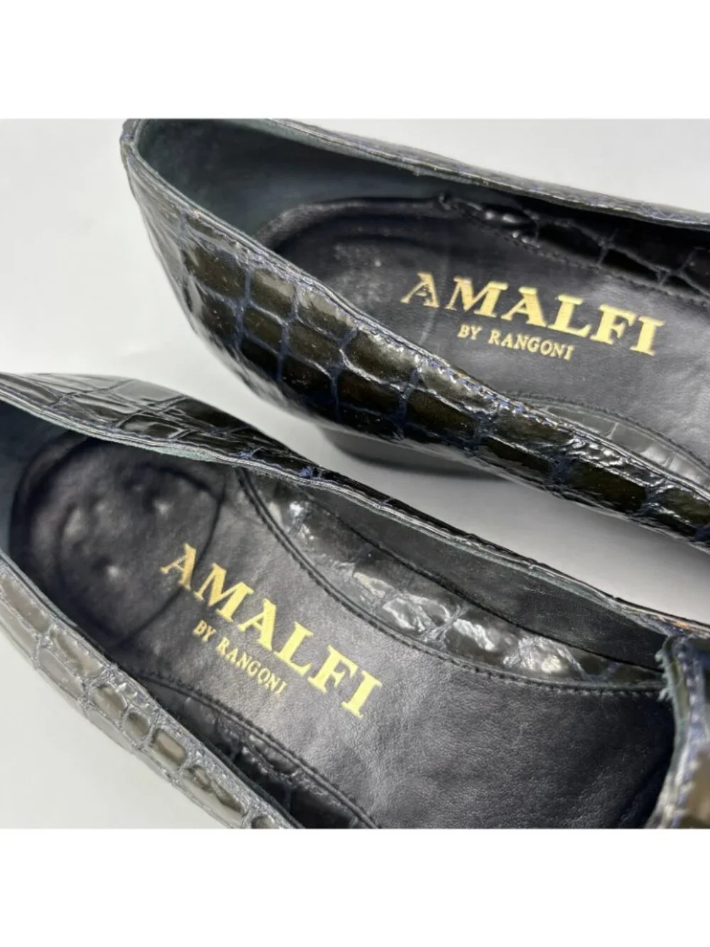 Amalfi | Shoes | Amalfi By Rangoni Loafer Womens 9 Black Patent Leather ...